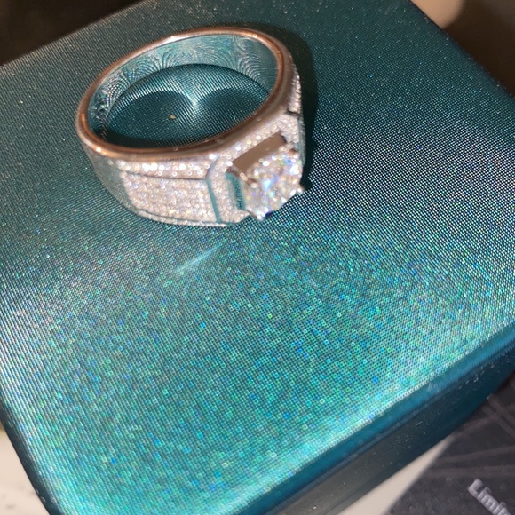 GRA | Accessories | Mens Gra Certified Moissanite Mens Ring Ct 925 ...